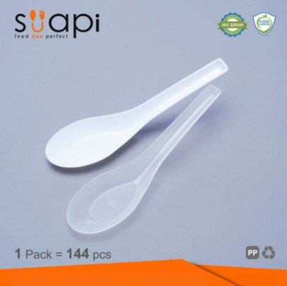 Sendok Bebek Plastik / sendok makan plastik catering